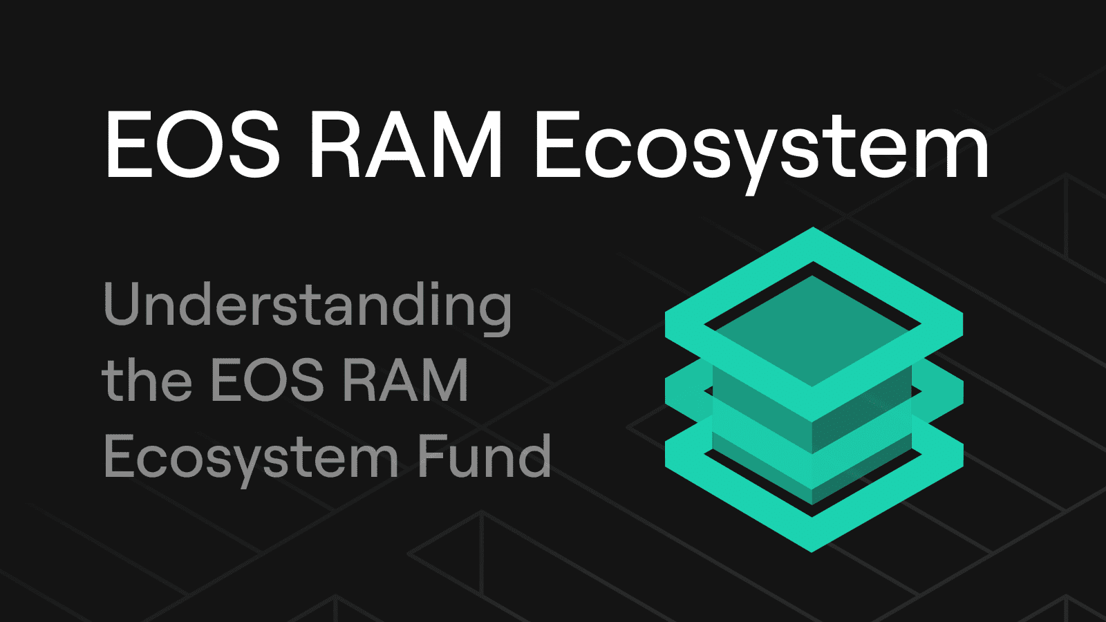 Understanding the EOS RAM Ecosystem Fund - EOS Network